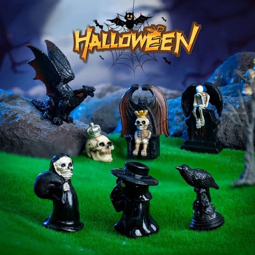 New Halloween Skeleton Bat Doll Diy Decorative Accessories Miniature ...