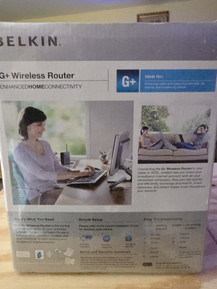 Belkin G+ Wireless Router Version 2000 | eBay