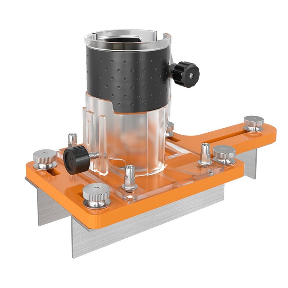 Wood Router Slotting Locator Base for DIY Woodworking Projects and ...