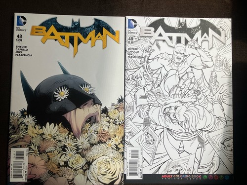 Batman #48 (2016) Jim Gordon as Batman & #48 Sketch Coloring Cover | eBay