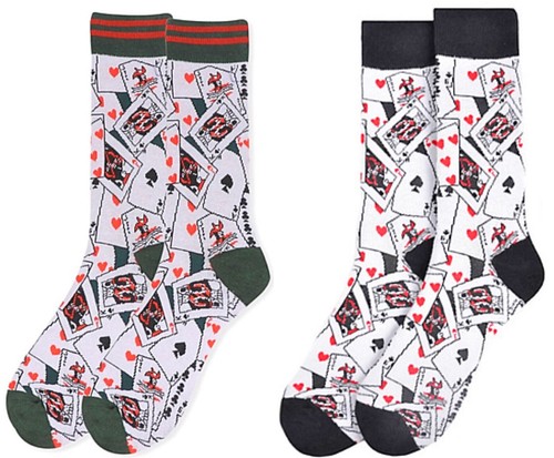 New Mens PLAYING CARDS Novelty Crew Socks Parquet Brand CHOOSE COLOR | eBay