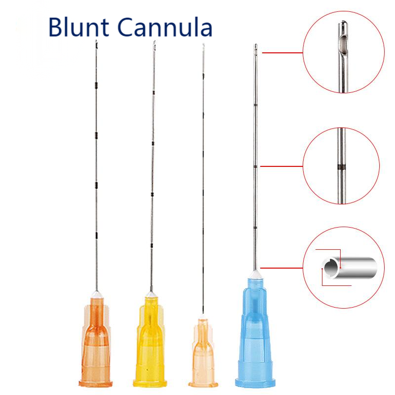 5-50x Blunt Tip for Filler-23g/25g/27g/30g 25/50mm,Micro Cannula with ...