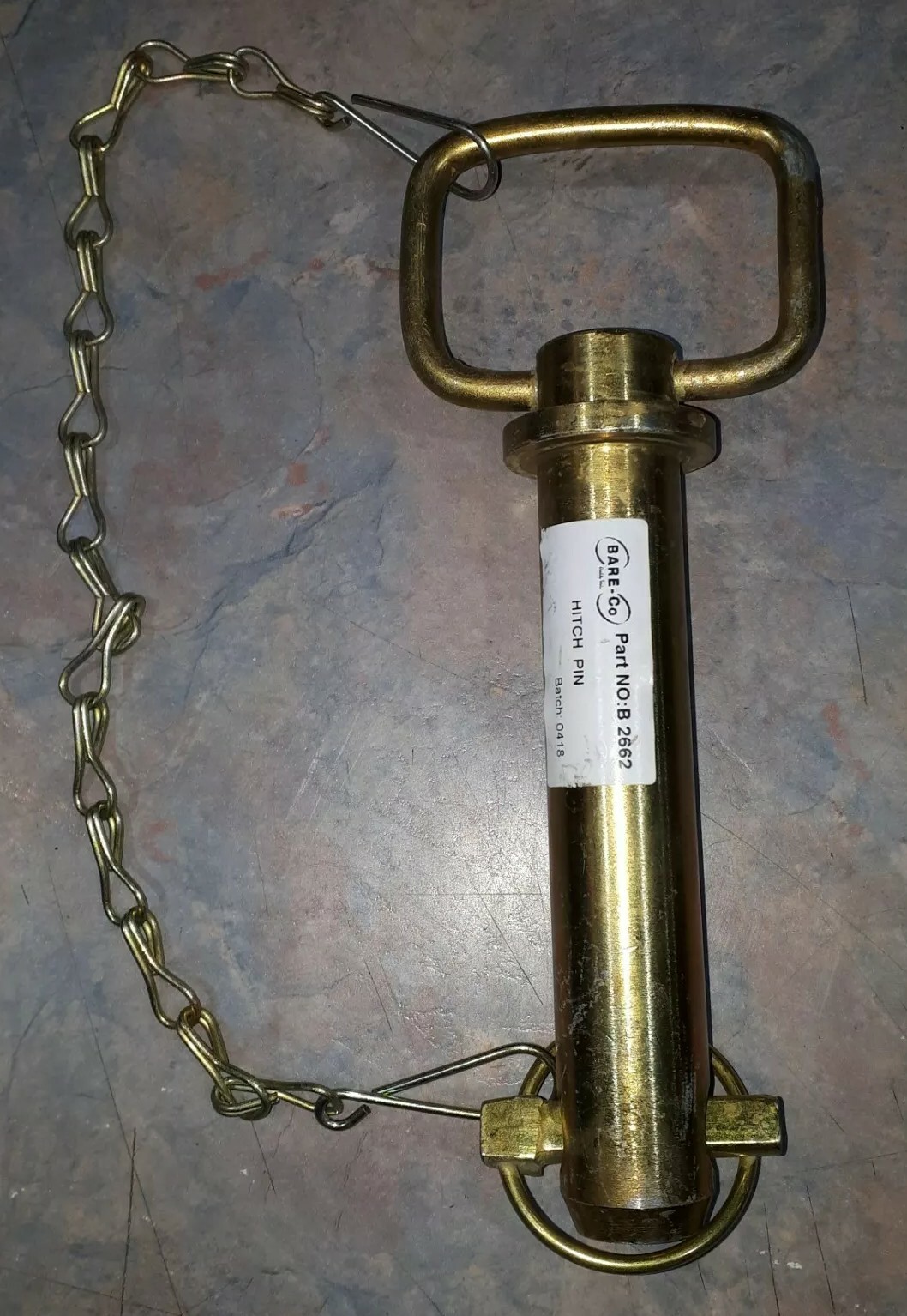 DRAWBAR PIN 28.6MM X 120MM DRAWBAR PIN 1 1/8" X 4 3/4" & LINCH PIN BARE ...