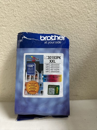 Brother LC30193PK XXL 3 Color Ink Cartridges Magenta Cyan Yellow ...