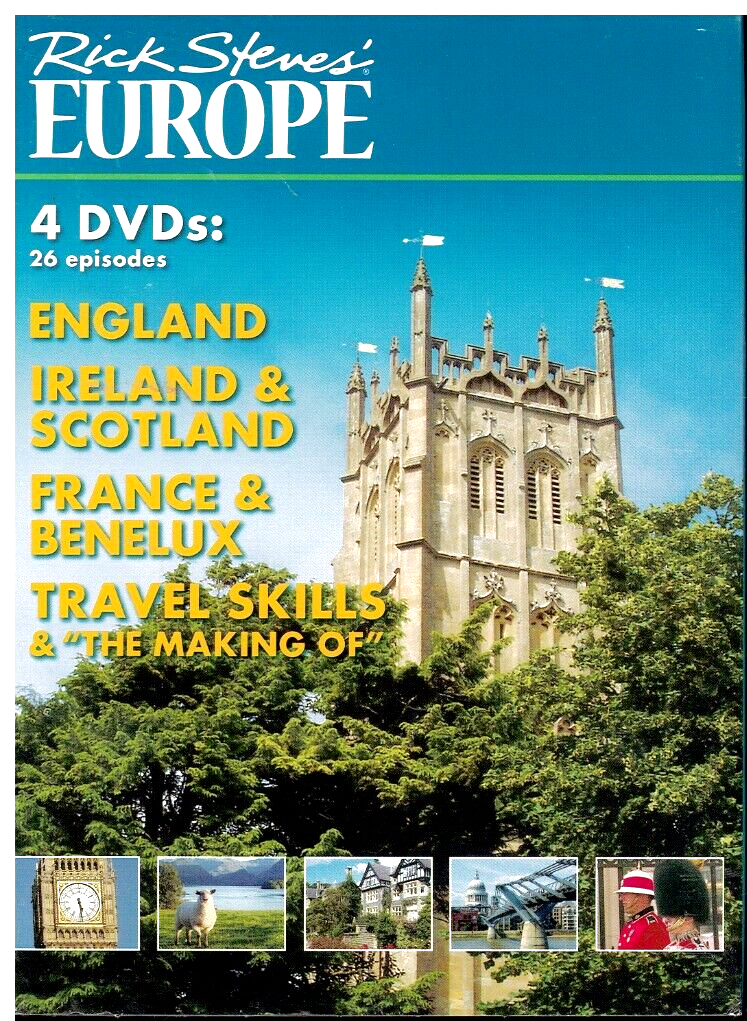 Rick Steves' Europe (4-DVD) England, France, Benelux, Ireland, Scotland ...