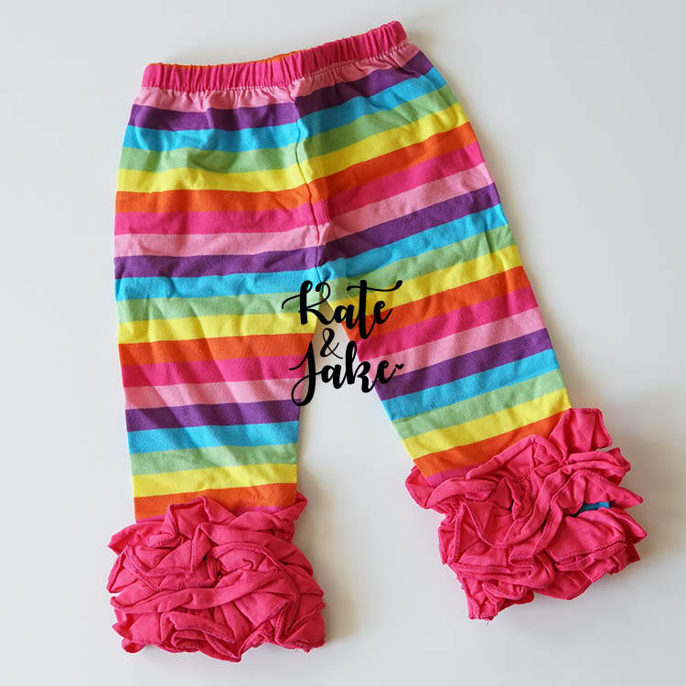 Ruffle Pants, Icing Ruffle Leggings for girls 12m-8 years New Fast Ship ...