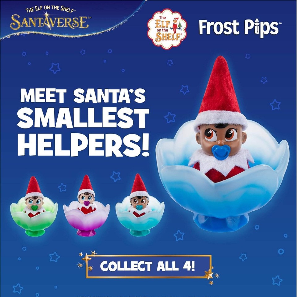 The Elf on the Shelf Frost Pips Mini Blooms Elf Baby Girl with Brown ...