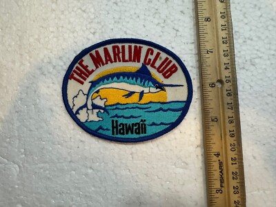 Vintage Hawaii The Marlin Club Patch | eBay