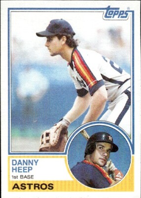 1983 Topps #538 Danny Heep Houston Astros Baseball | eBay