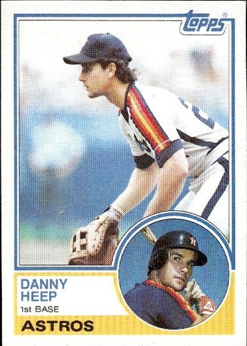 1983 Topps #538 Danny Heep Houston Astros Baseball | eBay