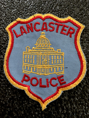 LANCASTER TEXAS POLICE PATCH - vintage | eBay