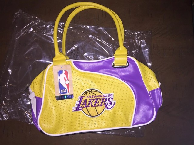 LA Lakers NBA Official Gear Faux Leather Purse COMPARE to $39 Lebron ...