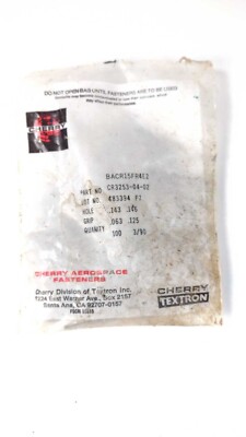 CherryMax Cherry Textron CR3252-04-02 Oversize Universal Head Blind ...