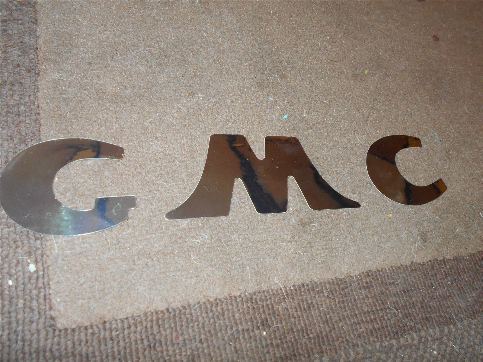 1947 1948 1949 1950 1951 1952 1953 1954 GMC TRUCK TAILGATE LETTERS SET ...