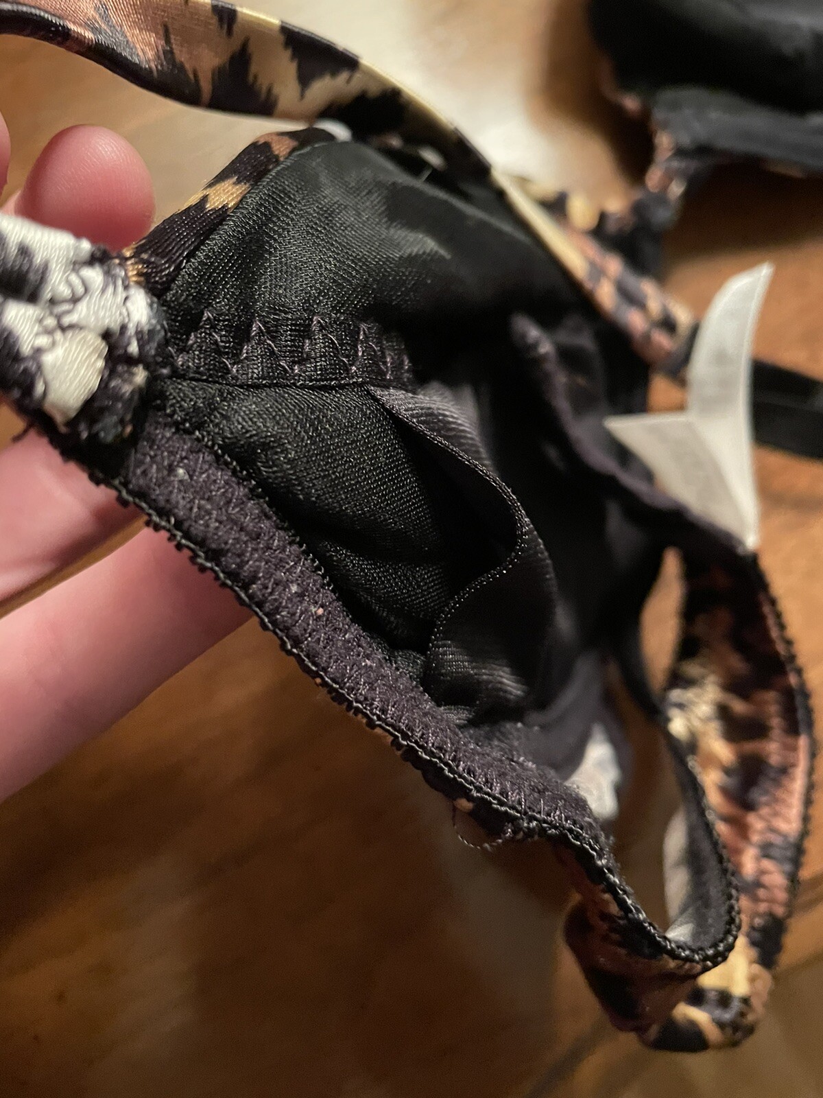 Vintage Victoria’s Secret Second Skin Bra Leopard Pri… - Gem