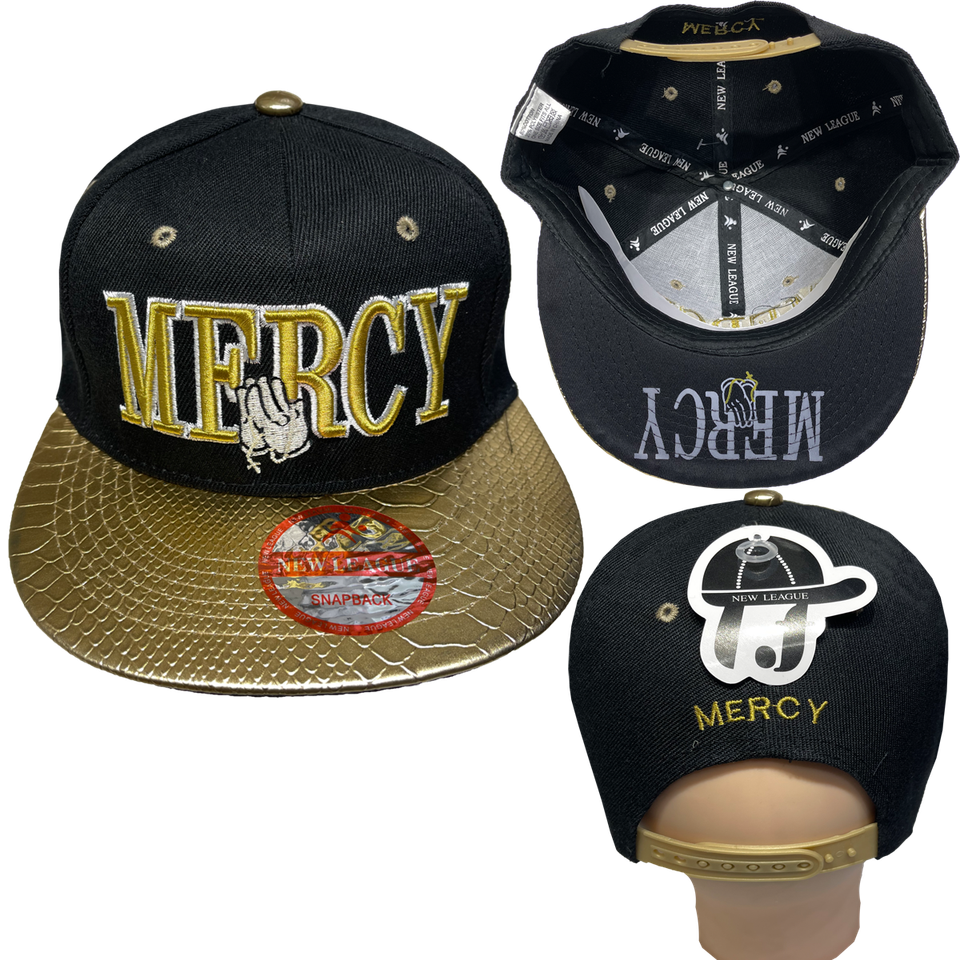 MERCY PRAY Embroidered Snapback Cap Adjustable Baseball Hats Lot Free ...