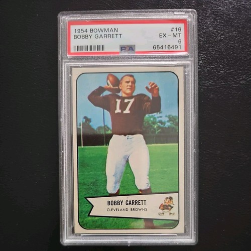 1954 Bowman #16 Bobby Garrett PSA 6 EX-MT Rookie Card RC | eBay