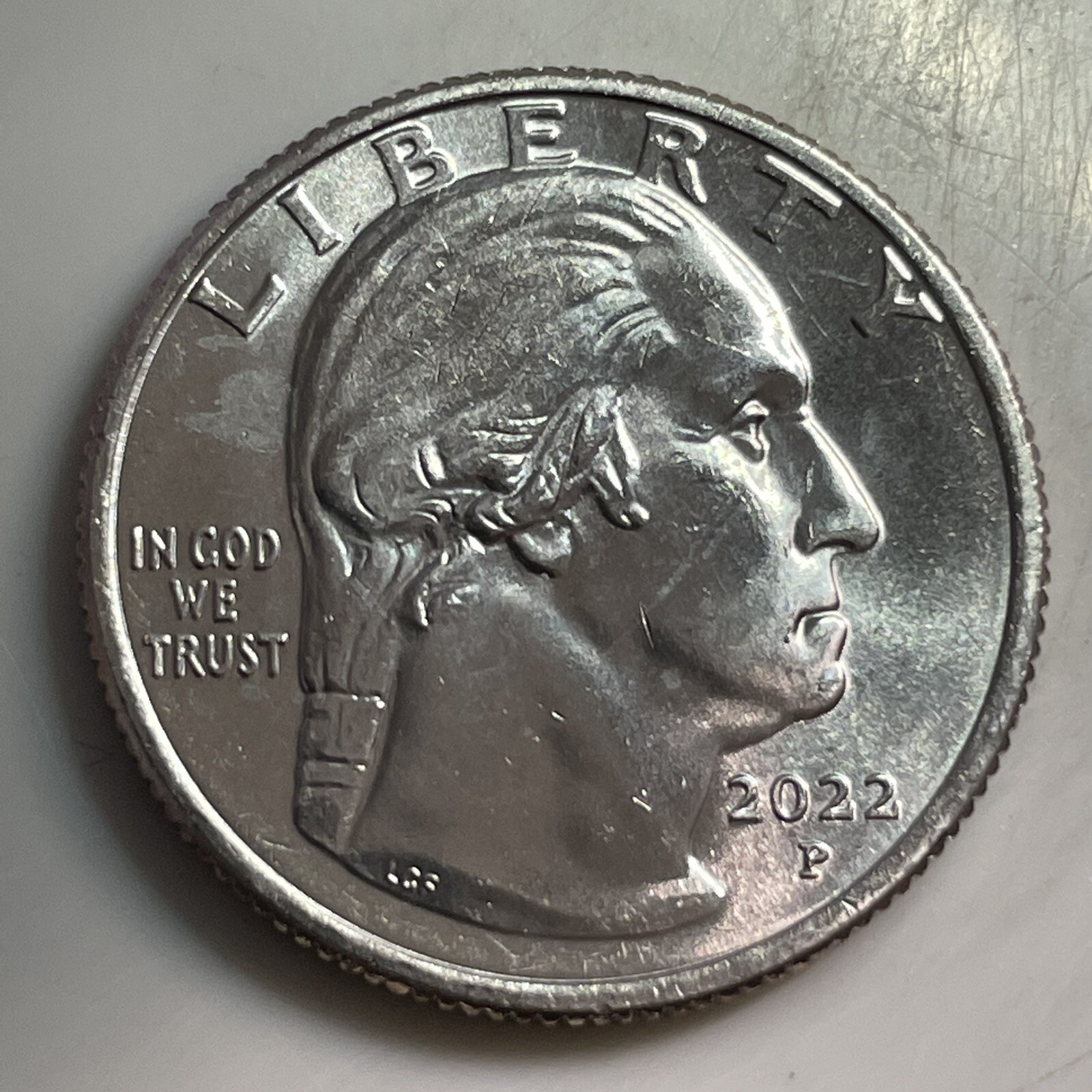 2022 P Nina Otero-Warren Quarter Early Stage Die Break Error Coin ...