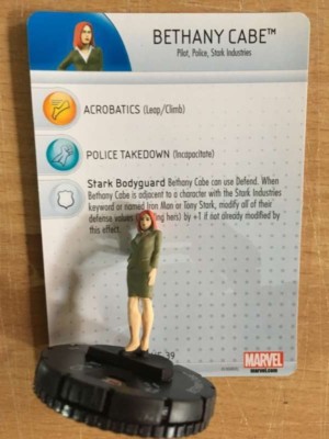 BETHANY CABE #102 The Invincible Iron Man Marvel Heroclix OP LE | eBay ...