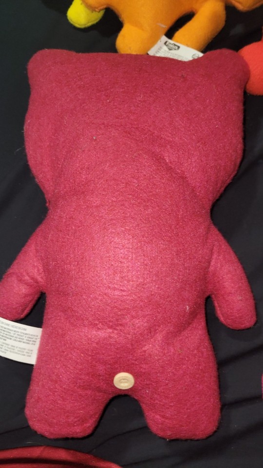 Fuggler Funny Ugly Monster AWKWARD BEAR 12" Plush Teeth Rare Red ...