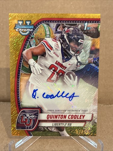 2024~Bowman U Chrome~**STEALTH GOLD REFACTOR**~#37/50~AUTO~QUINTON ...
