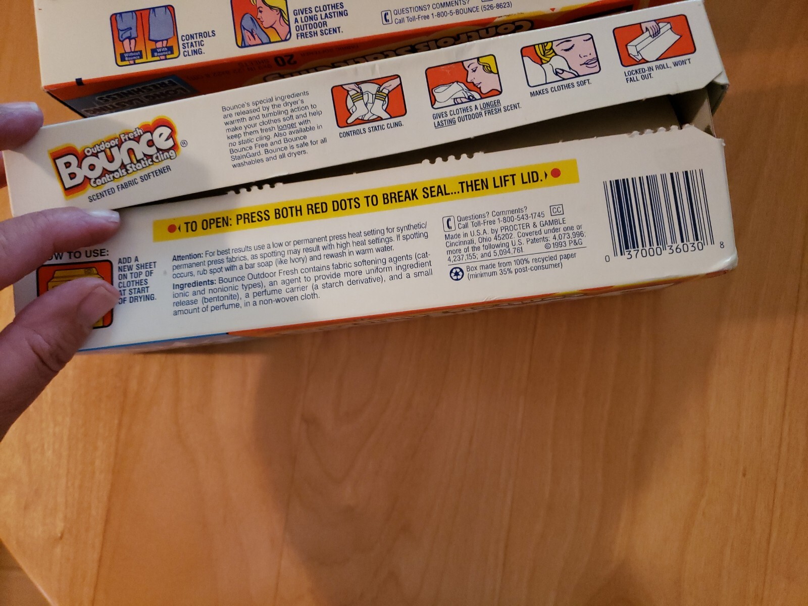 2 Vintage Bounce Static Cling Sheets | eBay