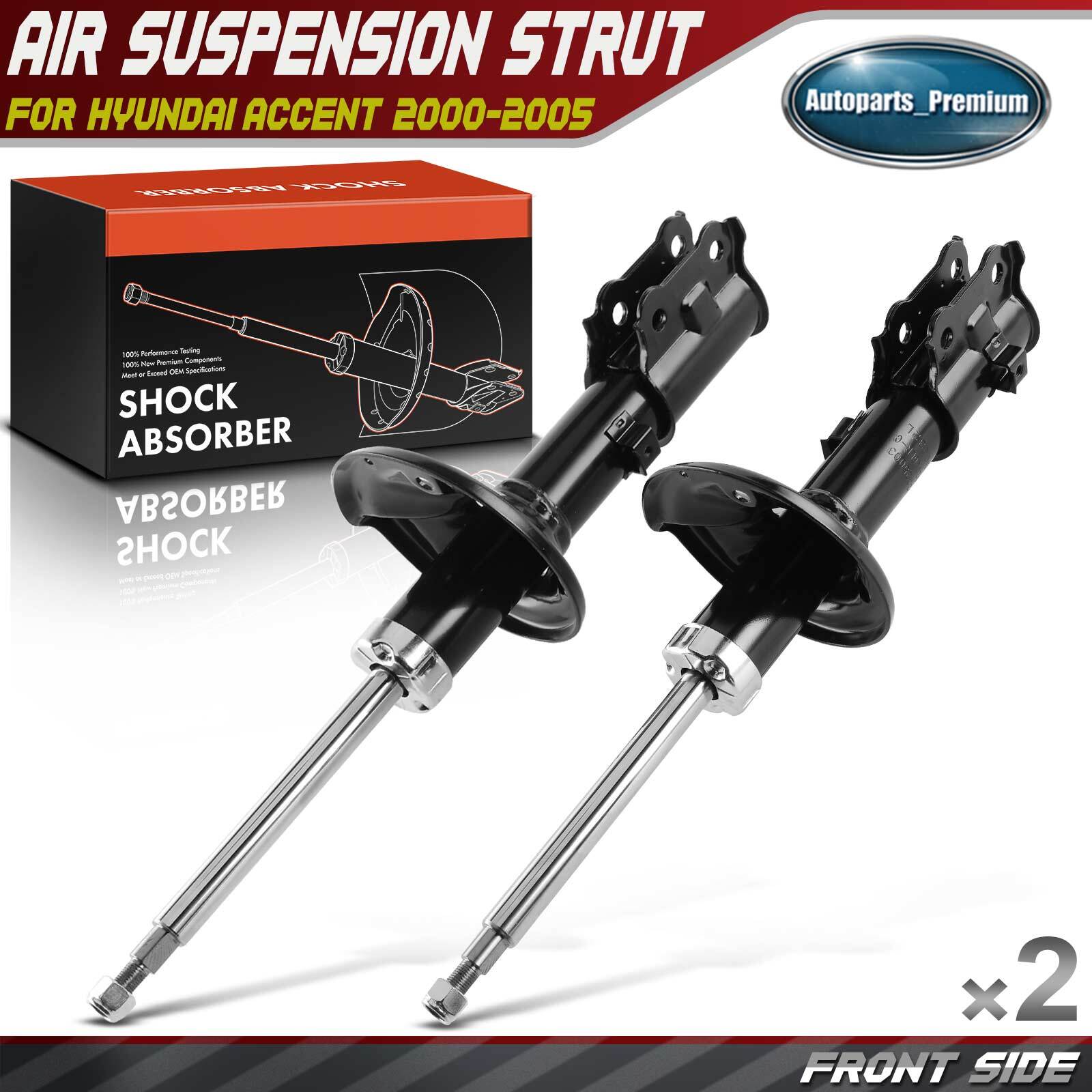 2pcs Front Left & Right Shock Absorber for Hyundai Accent 2000-2005 ...