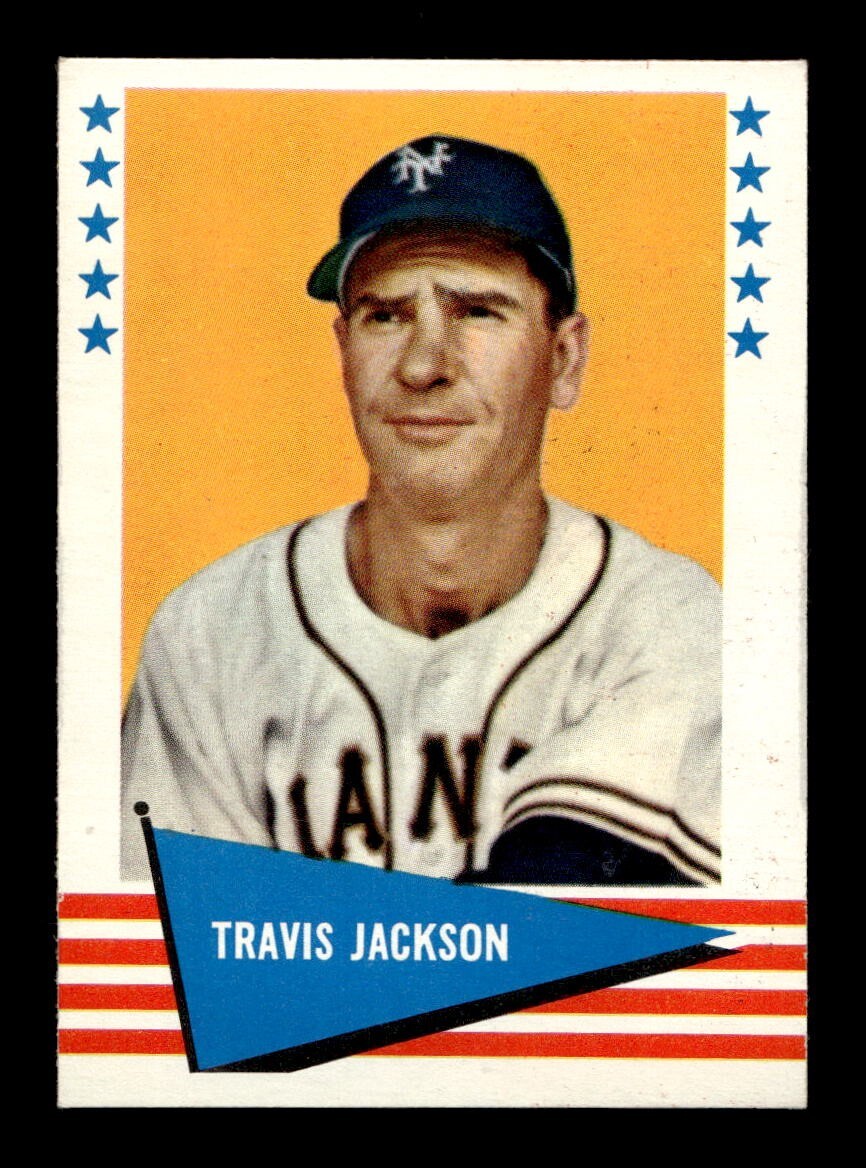 1961 Fleer #115 Travis Jackson Giants EX-MT *2p | eBay