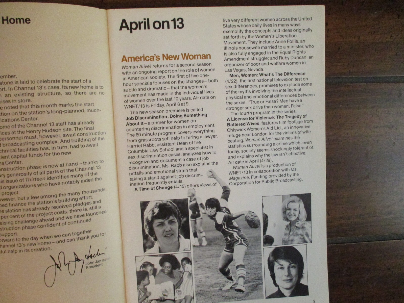 April, 1977 WNET/13 PBS Thirteen Mag(RUBY DUNCAN/SUZY KNICKERBOCKER ...