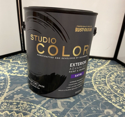 Rust-Oleum Studio Color, Exterior Advanced Paint and Primer Satin ...