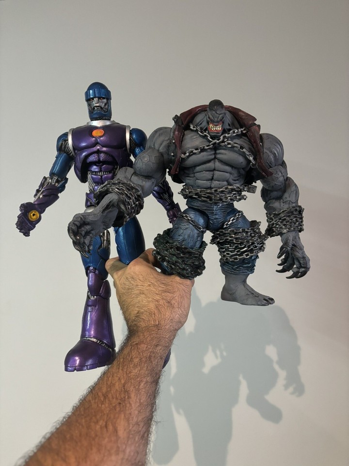 BIG GIANT PITT & SENTINEL LEGENDARY HEROES MARVEL TOY BIZ BAF KO ...
