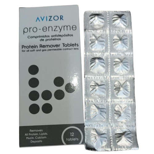 Avizor PRO-ENZYME Protein Remover Tablets 12's Contact Lenses Soft | eBay