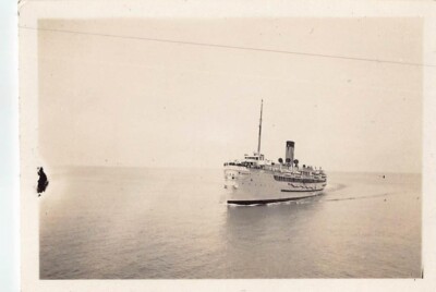 Antique SS Avalon Ferry 1930s Photo Catalina Island California USS Blue ...
