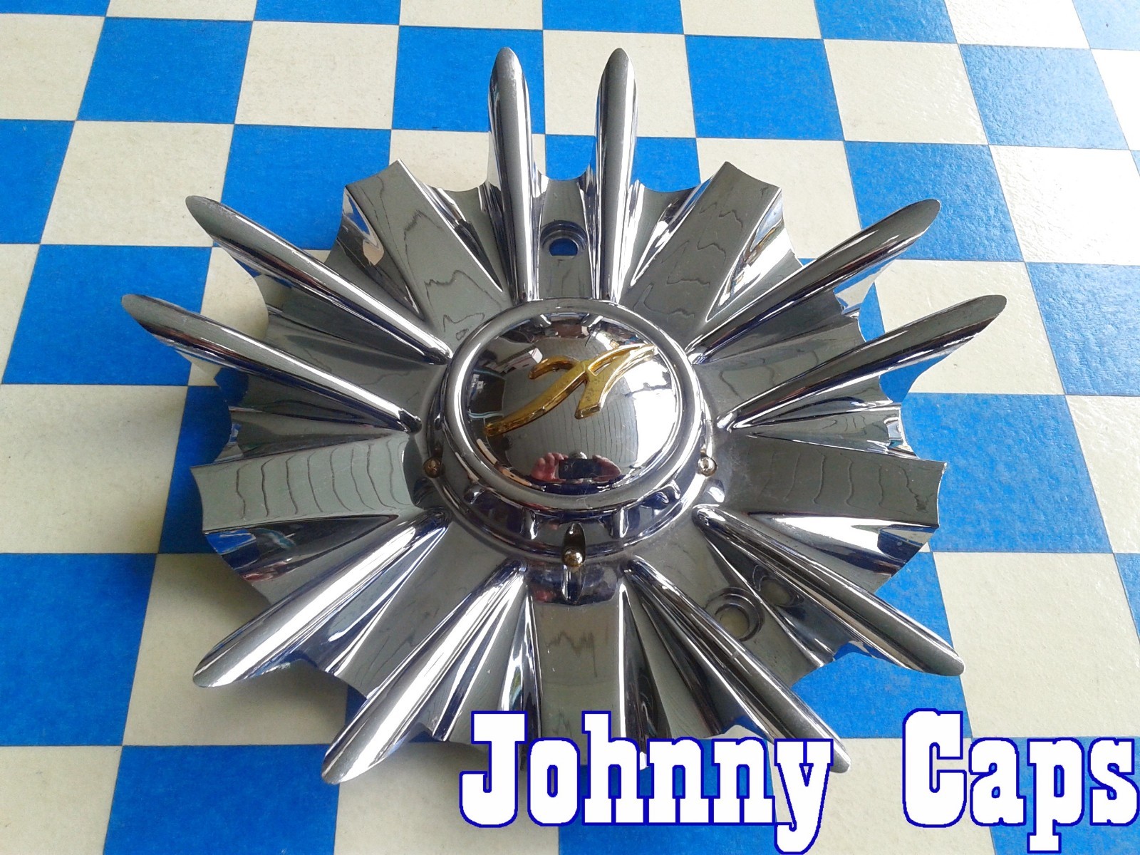 ARELLI Wheels [56] CHROME Center Caps # ARC-215-205-C Custom Center Cap ...