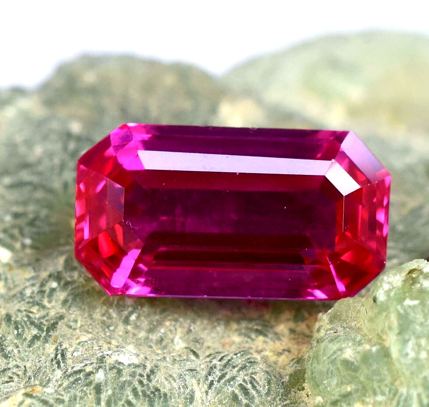 100% Natural Stunning Rare Pink Bixbite Utah Beryl Radiant Cut Loose ...