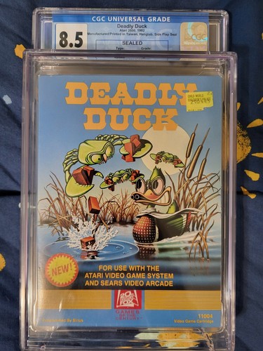 Deadly Duck (Atari 2600, 1982) CGC 8.5 BRAND NEW SEALED NOT WATA VGA | eBay