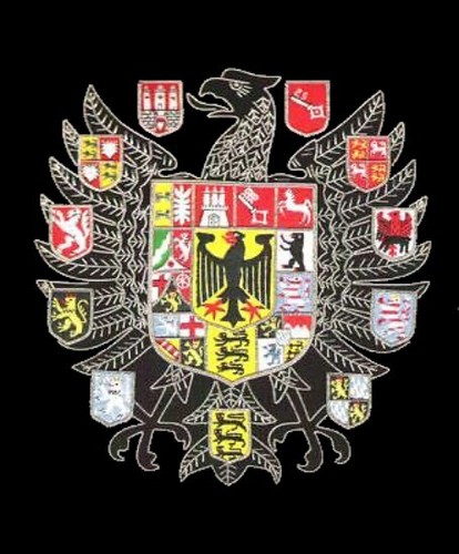 German Prussia States Kingdom Empire HRE Crest Arms War Eagle Cross ...
