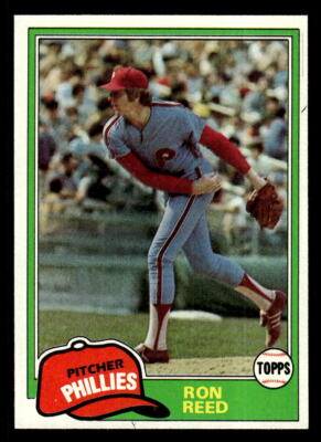 Ron Reed 1981 Topps #376 Philadelphia Phillies | eBay
