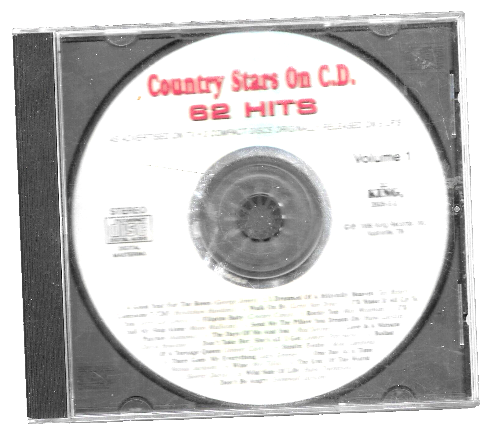 Country Stars On CD Volume 1 Only 1996 King Records No Paperwork | eBay