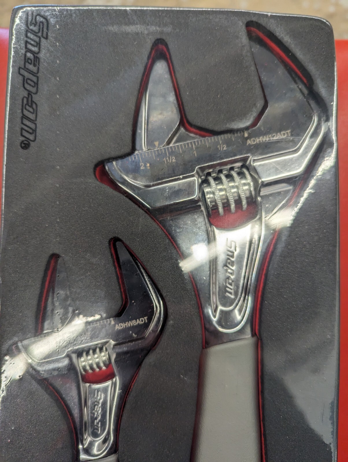 Snap-on Tools NEW ADHW702OK2F 2pc 12 & 8 Inch Wide Mouth Adjustable ...