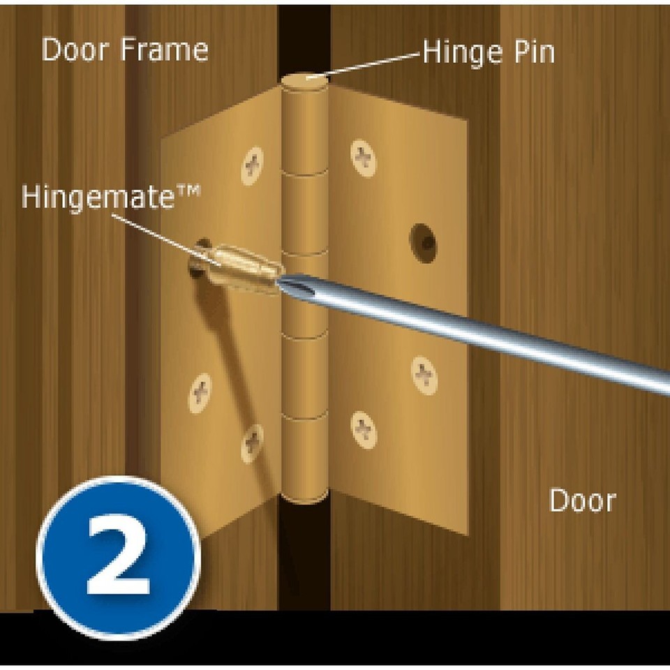 Hingemate Door Hinge Security Pins / Screws / Stud, 3-Pack Kit | eBay