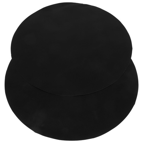 2 Pcs Barbecue Mat Circle Grill Mats for Outdoor Grilling Round Grills ...