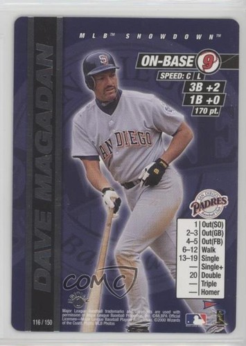 2000 MLB Showdown Pennant Run Edition 1 Dave Magadan #116 | eBay