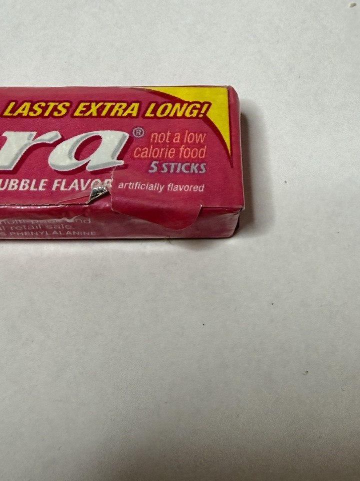 Vintage 2000's Wrigley’s Extra Classic Bubble Gum Sealed Pack Retro Collectible | eBay