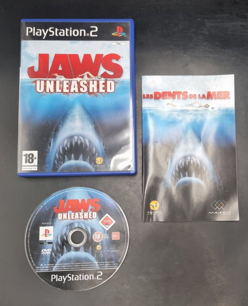 Jaws Unleashed PlayStation 2 PAL - Prix - Photo - Présentation