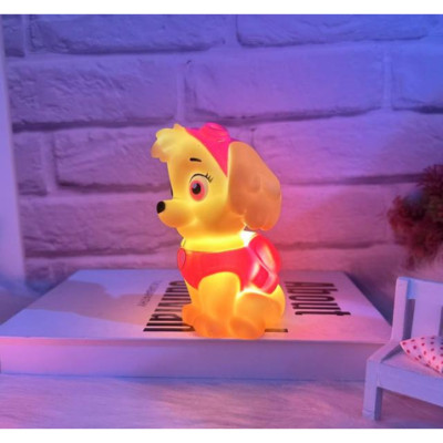 Paw Patrol Night Light Skye Shape Led Light Kawaii Bedside Lamp Night ...