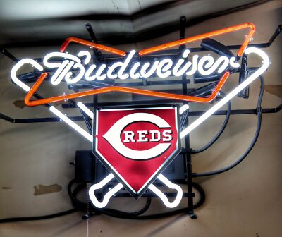 Cincinnati Reds Sport 20"x16" Neon Lamp Light Sign Wall Decor Beer Bar ...