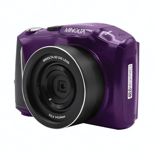 Minolta MND50 48 MP / 4K Ultra HD Digital Camera Purple | eBay