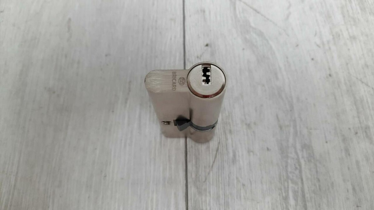 Cylinder Lock Bricard 15102 A6 Lock Cylinder - 30+40mm Nickel Plated ...