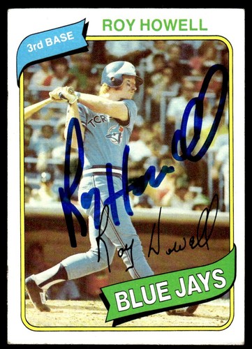 1980 Topps Baseball Roy Howell Auto Toronto Blue Jays #488 Signed | eBay